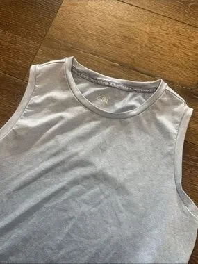 Athleta | Shirts & Tops | Athleta Girl Blue Tank Large 2 | Poshmark